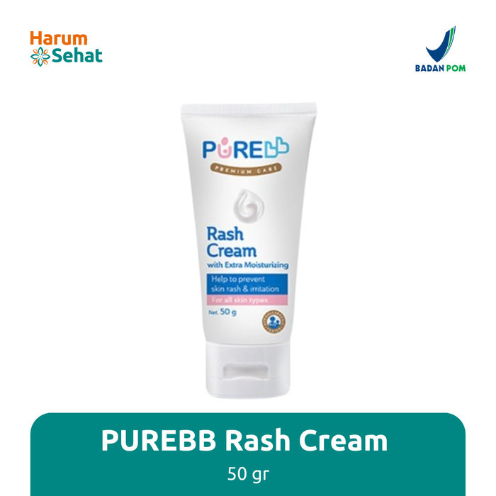 Pure Baby Rash Cream 50 gr - Diaper Rash Itch Relief Cream | Shopee ...