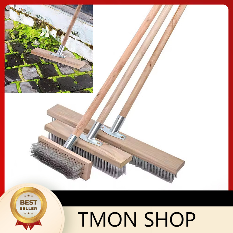 Stainless steel wire brush floor brush to remove moss iron brush long ...