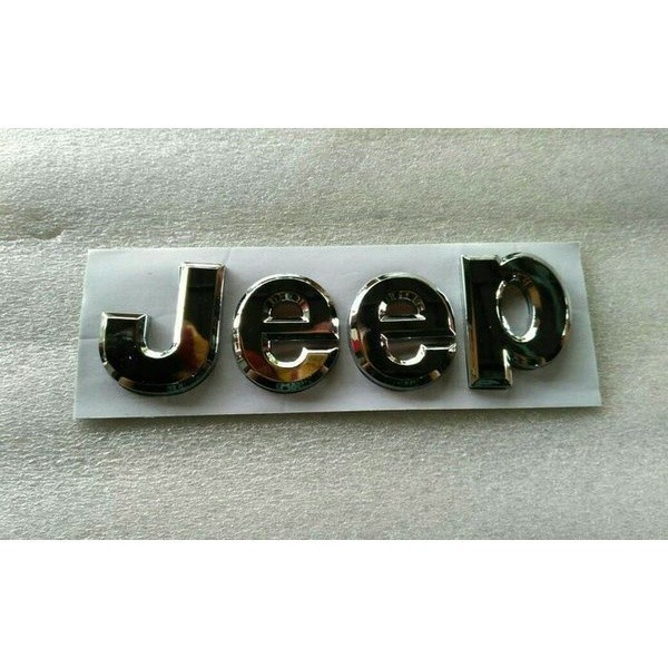 Jeep Lettering Emblem | Shopee Malaysia