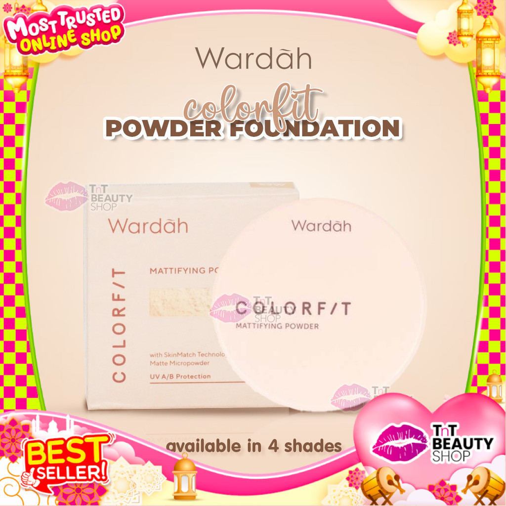 WARDAH Colorfit Mattifying Powder UV A/B Protection Loose Powder ...