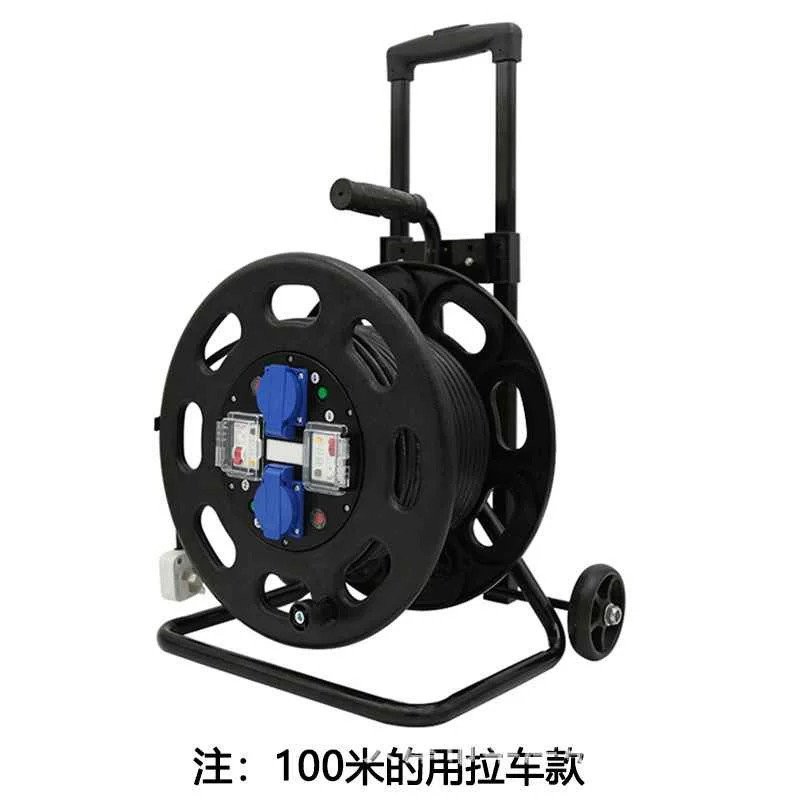 220v Portable Cable Reel Reel with Wire Waterproof Rainproof Power ...