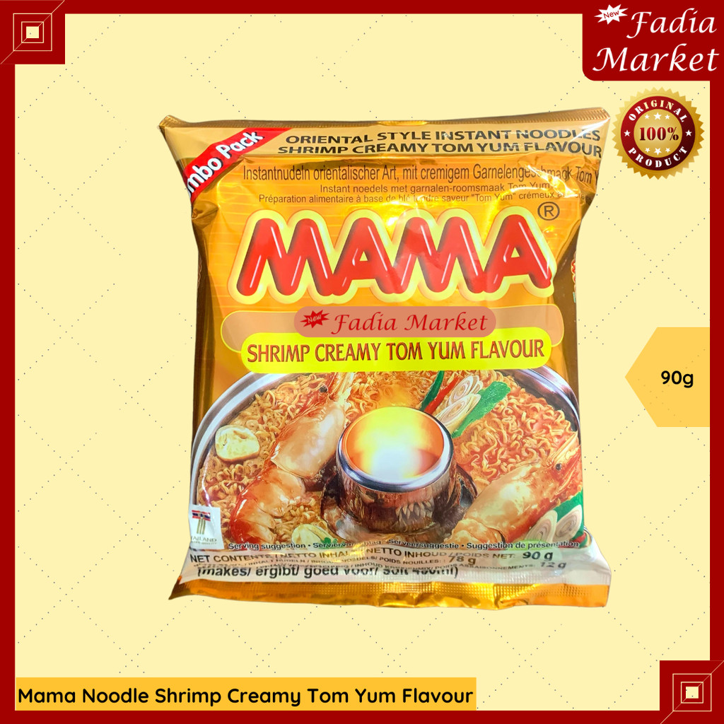 Mama Noodle Shrimp Creamy Tom Yum Instant Noodles Thai Thick Tom Yam ...