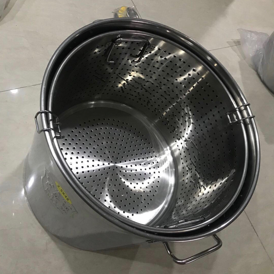 Round Soup Bucket Thickened and heightened cylinder high temperature ...