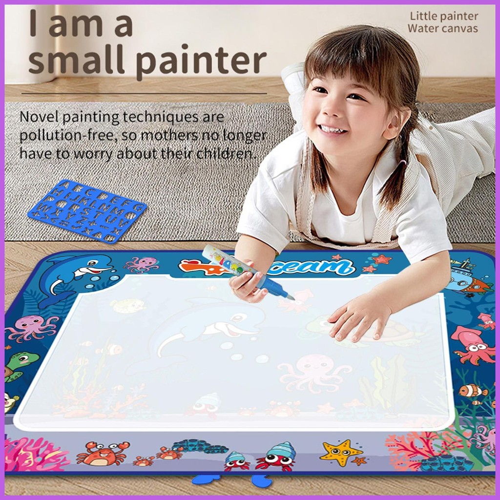 Water Doodle Mat Large Water Painting Doodle Drawing Mat Portable ...