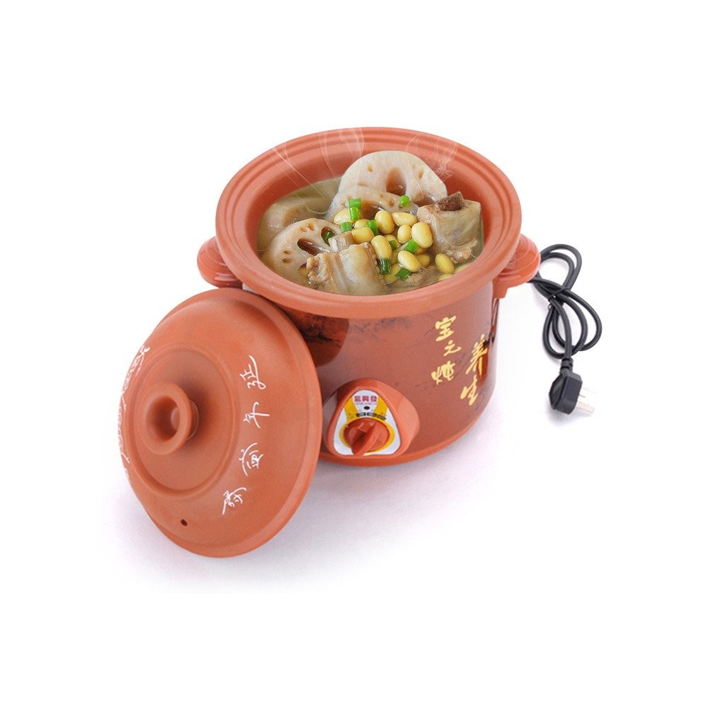 Periuk Rebus Elektrik Tulen Periuk Tanah Liat Automatik Sepenuhnya ...