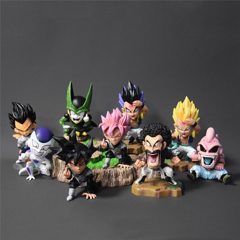 Dragon Ball GK Middle Finger Series Figure Black Goku Buu Sh Dragon ...