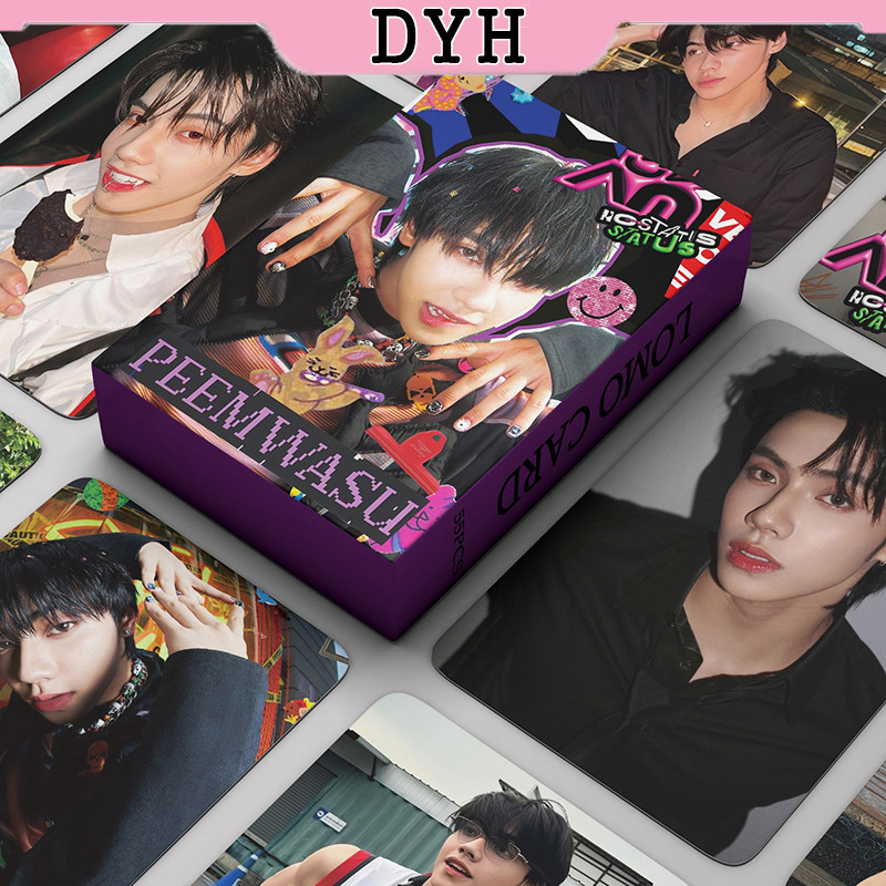 55pcs/box BUS PEEMWASU Photocard No-status Status because you I shine ...