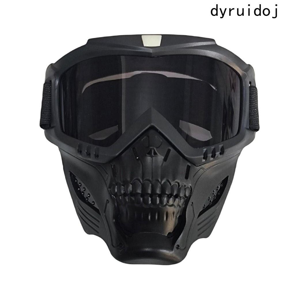 DYRUIDOJ Skull Head Motorcycle Goggles, Head-mounted Eye Protection ...