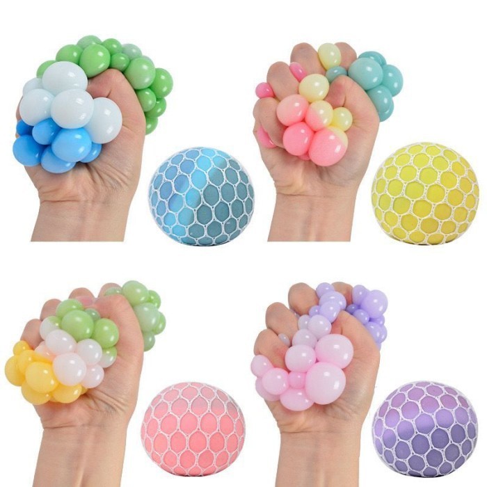 (CFC) CHANGE COLOR SQUEEZE BALL PASTEL SQUEEZE BALL fidget toy sensory ...