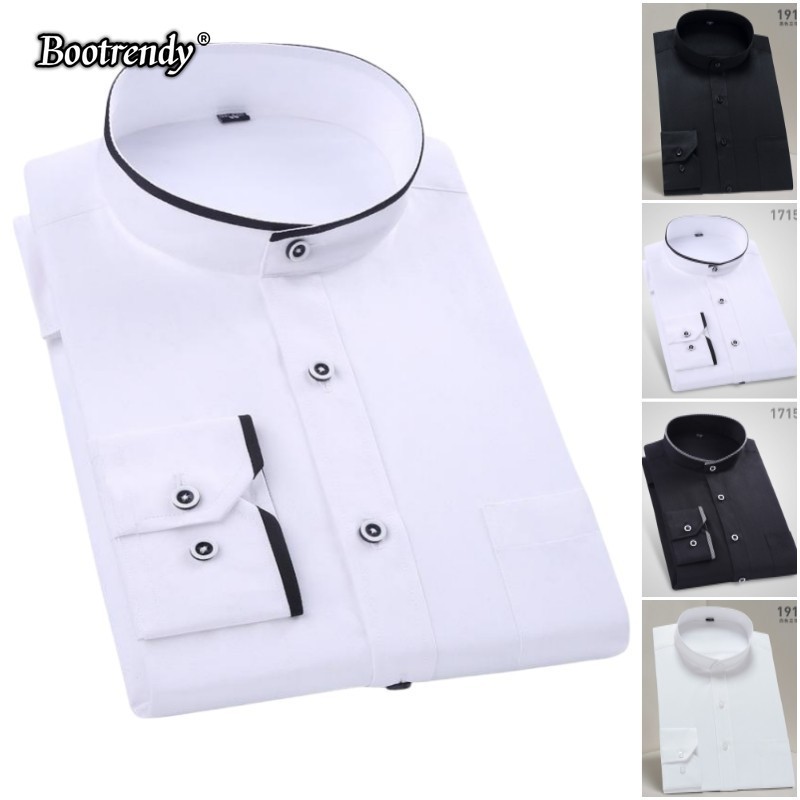 Baju Kurta Lelaki Lengan Panjiang Men Kemeja Mens Stand Collar Shirt ...