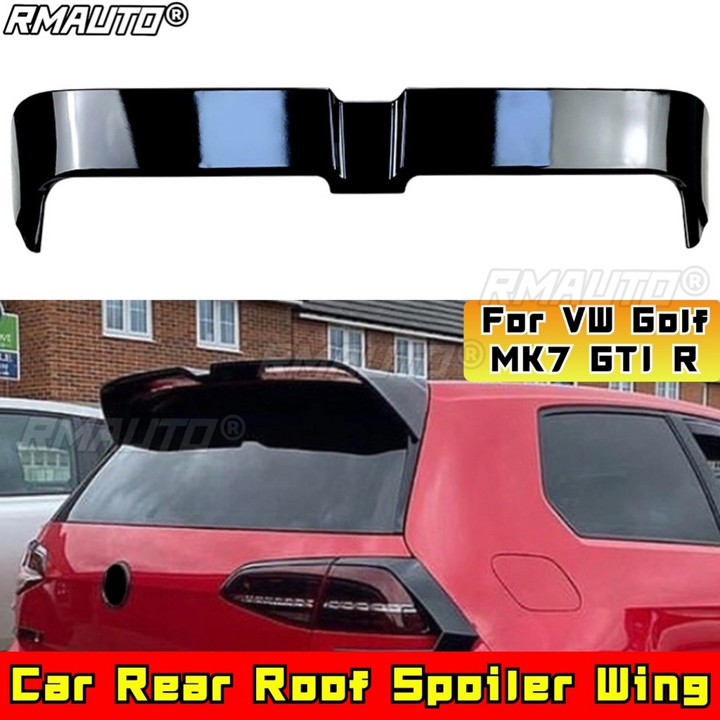For VW Golf MK7 GTI R Body Kit Rear Roof Wing Rear Roof Spoiler Roof ...