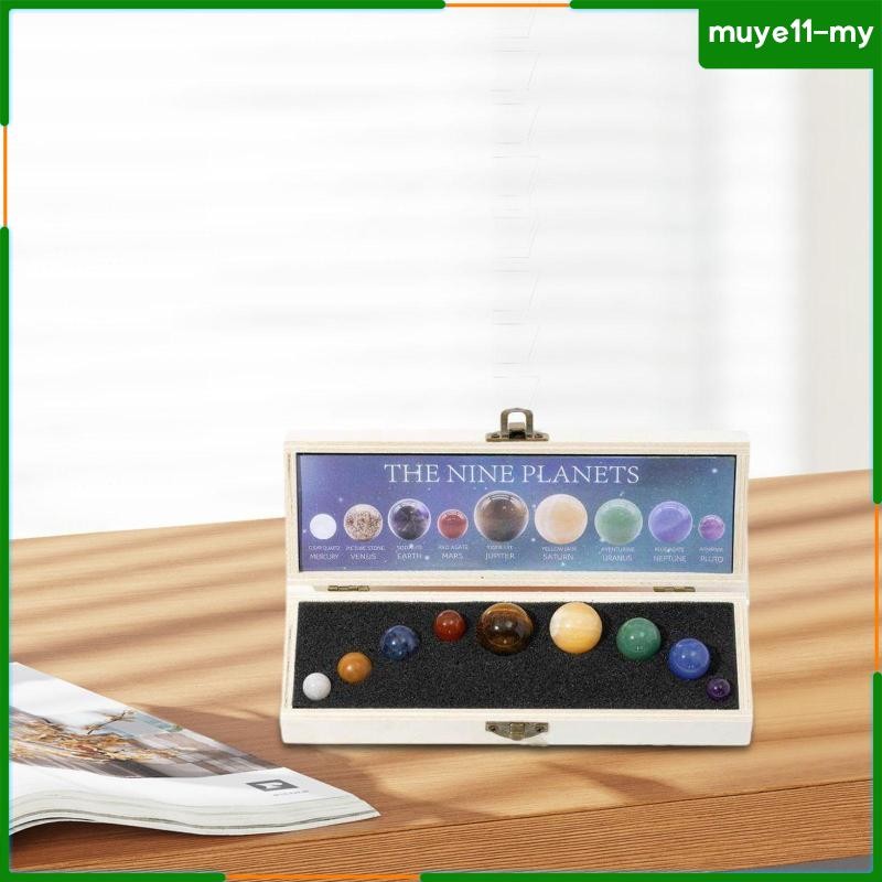 [MuyeadMY] Nine Planets Stones Nine Planets Solar System Model Set for ...