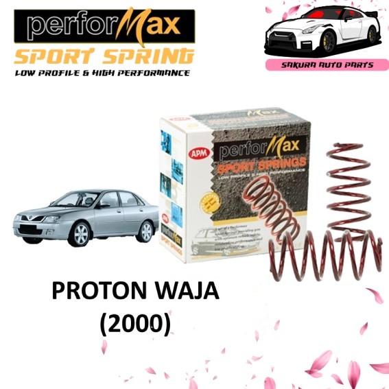 PROTON WAJA (2000~) LOWERED COIL SPORT SPRING APM PERFORMAX | Shopee ...