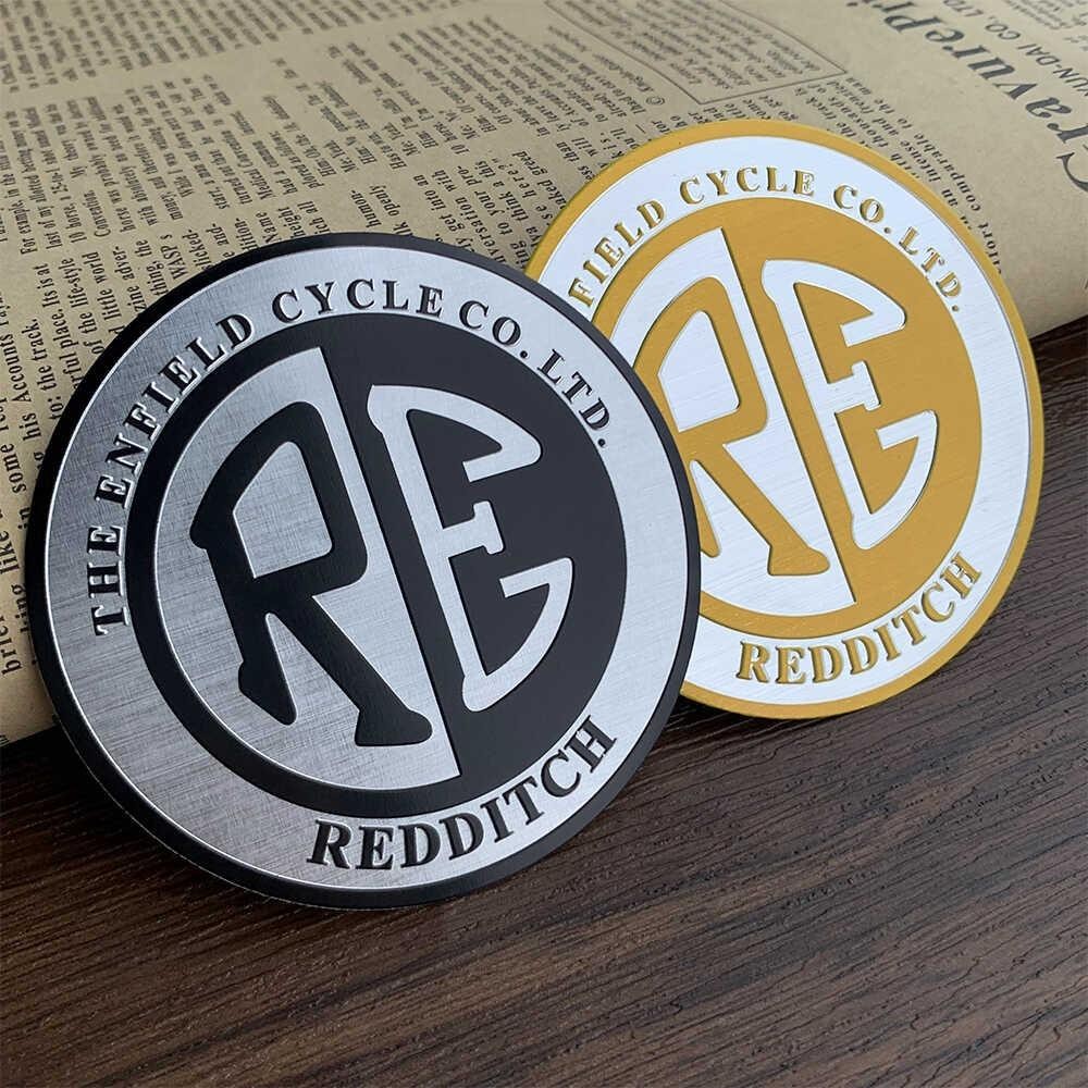Motorcycle retro stickers Royal Enfield metal logo stickers motorcycle ...
