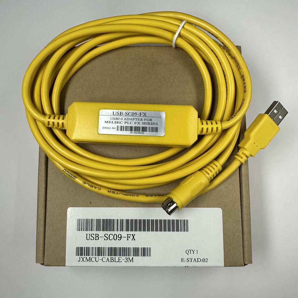 Mitsubishi PLC Programming Cable USB-SC09-FX+Upload Download Data Cable ...