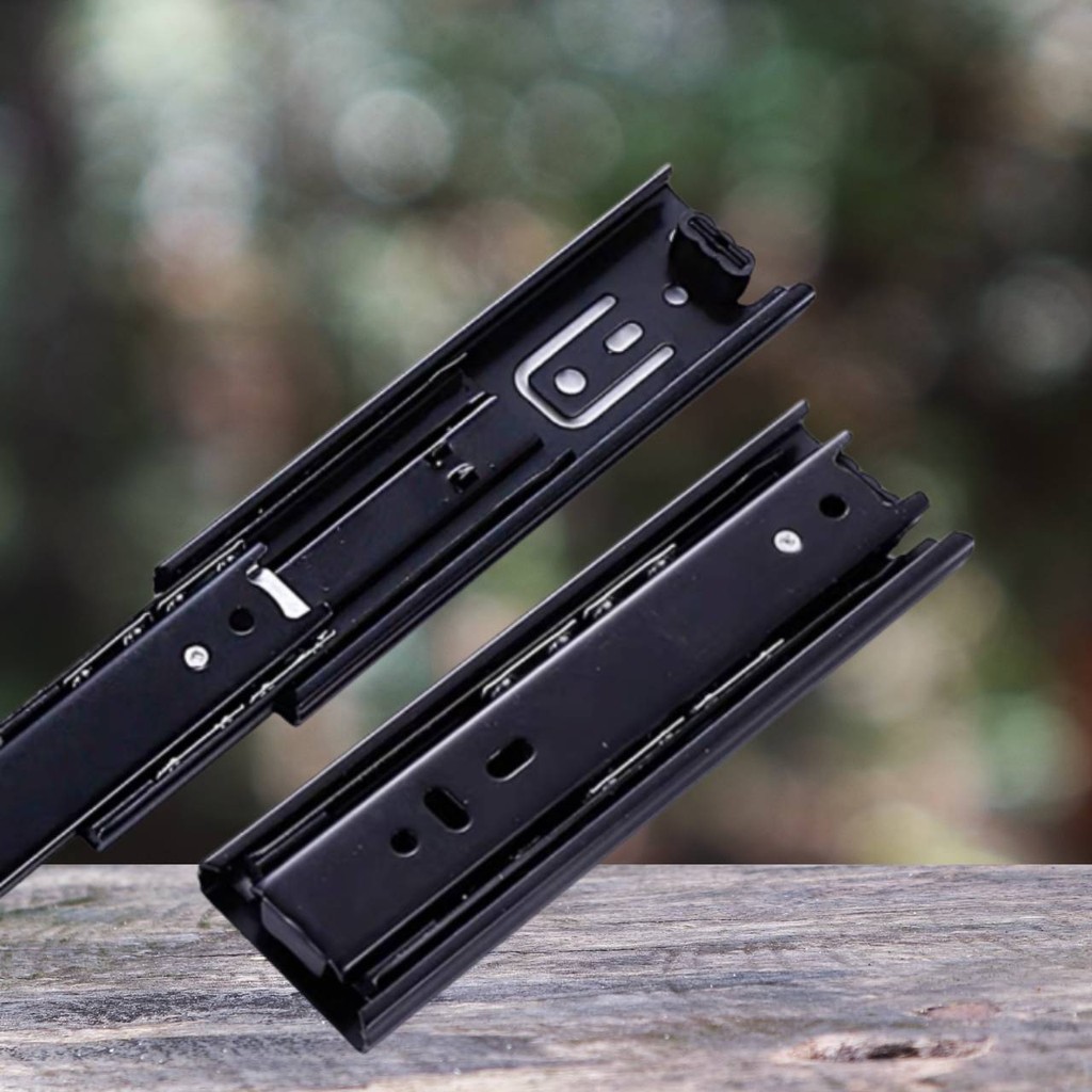 (PER PAIR) Durable Desk Drawer Slide - Heavy Duty Rail Guide for Home ...