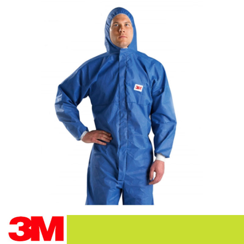 3M 4532+ Coverall Disposable Zipped Overalls Protective Hooded Coverall ...