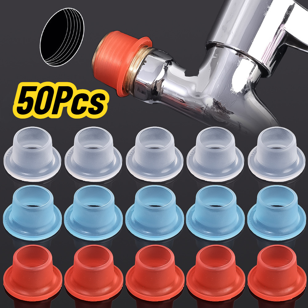 Faucet Anti-leak Sealing Gasket Silicone Rubber with Triangle Valve ...