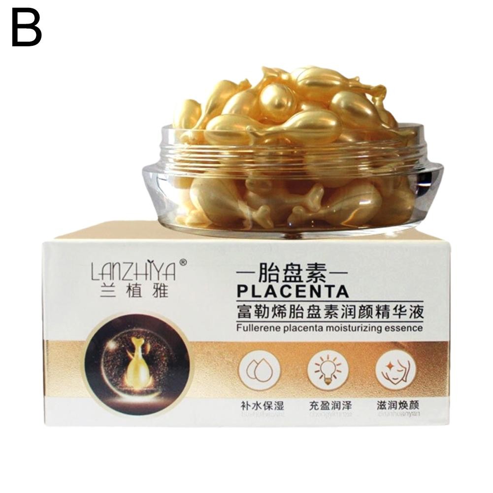Fullerene Placental Essence Placenta Extract Capsule Serum For Face ...
