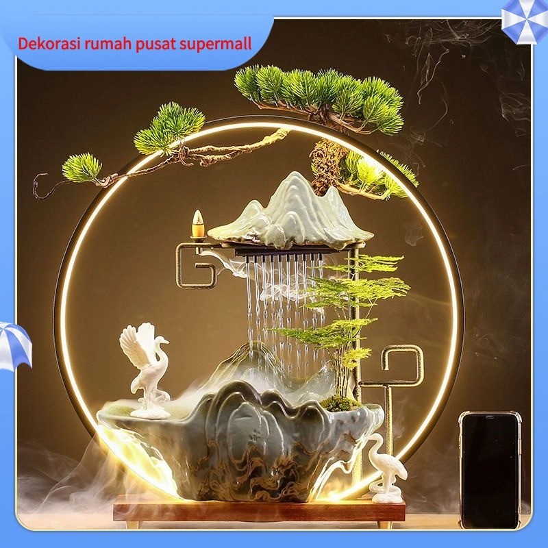 💕 Free shipping in stock 💕】 Flowing water generates wealth ornaments 💕 ...