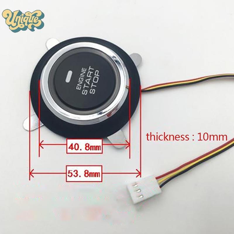 (Unique) 12V Auto Replacement Car Engine Start Stop Push Button ...