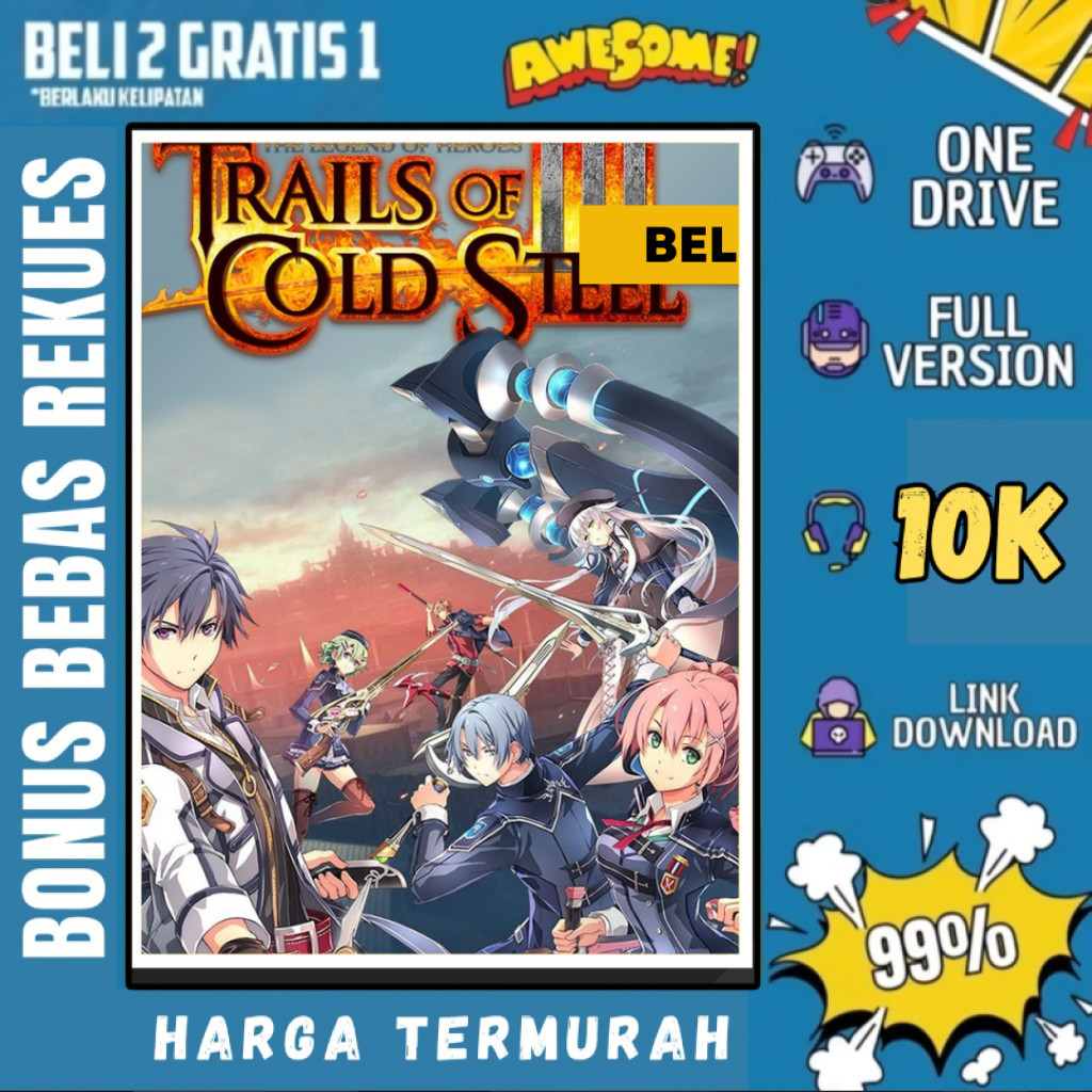THE LEGEND OF HEROES TRAILS OF COLD STEEL III DIGITAL LIMITED EDITION - GAME PC - GAME LAPTOP ...