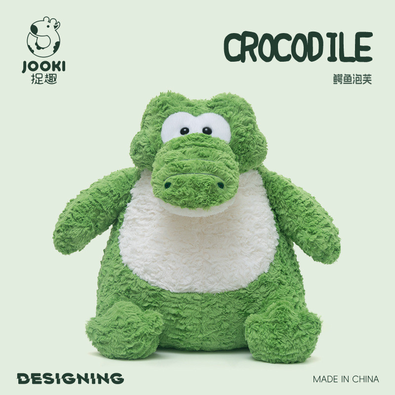 Fun Crocodile Puff Plush Toy Cute Doll Sleeping Pillow Doll Comforting ...