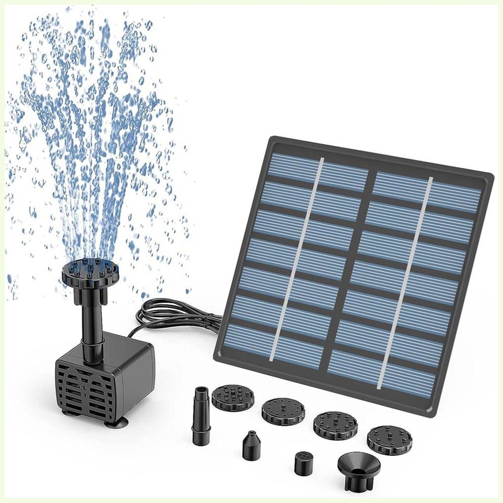 Solar Water Fountain Multipurpose Outdoor Fountain Pump Pond Pump Kit ...