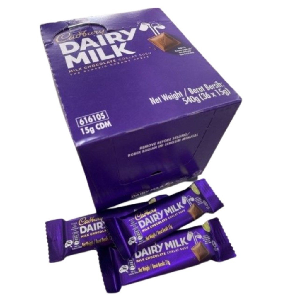 [GIFT BOUQUET] CADBURY DAIRY MILK CHOCOLATE CDM OUTER BOX 540G (15G x 36PCS) HALAL | Shopee Malaysia
