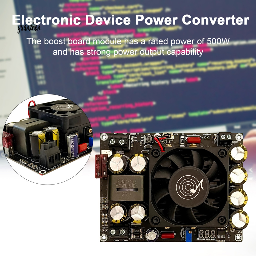 Adjustable Voltage Module Electronic Device Power Converter 500w Boost ...