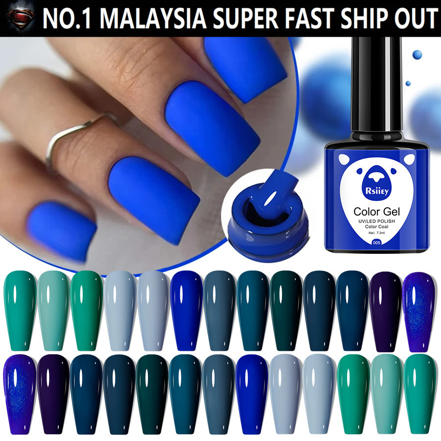 SP 1pc 7.3ml Gel Nail Polish Blue Series Vernis Semi Permanent UV Gel ...