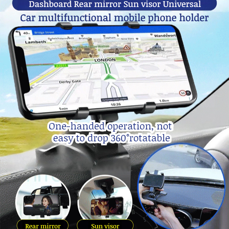 【HOT】Dashboard GPS Holder Smartphone Stand/Snap-On Navigation Holder ...