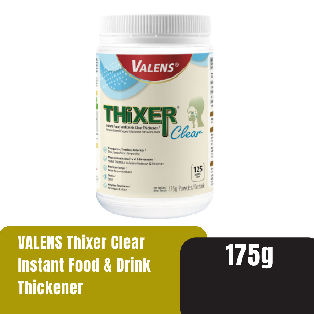 VALENS Thixer Clear 175g for Instant Food & Drink Thickener with ...