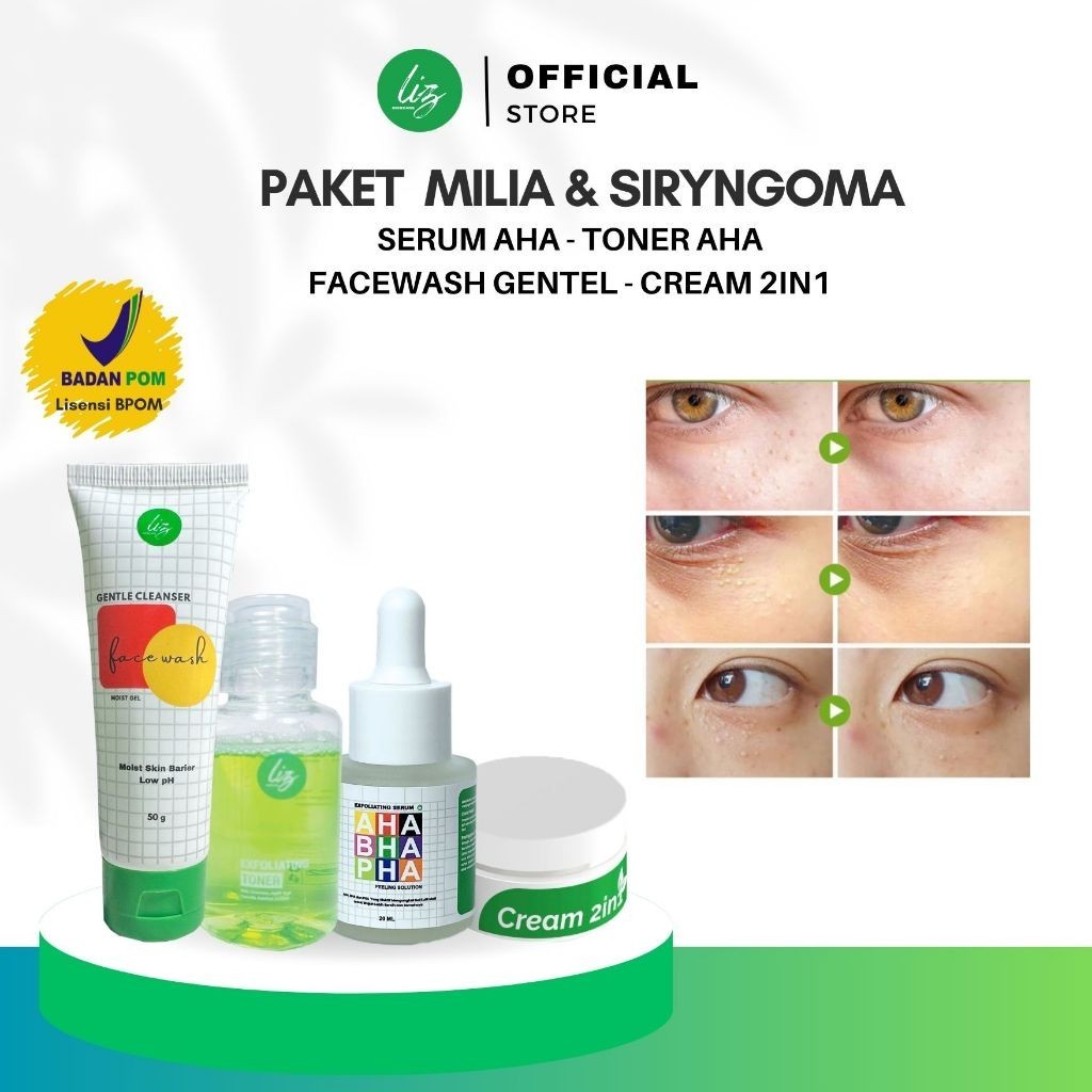 MATA Liz Skincare Complete Package Special for Milia Syringoma BPOM ...