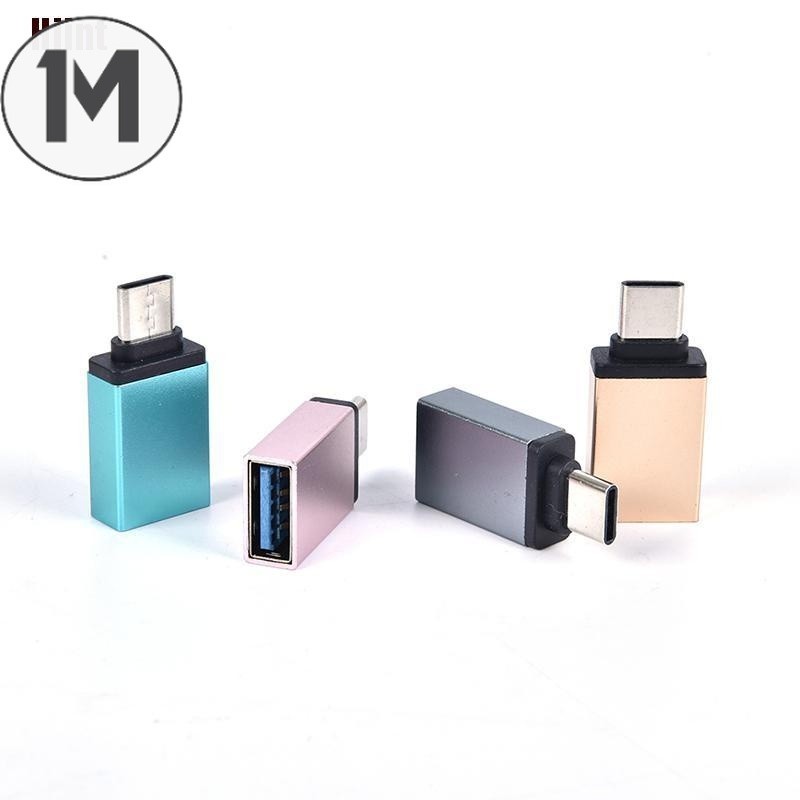 1M Type-C Adapter USB Female To OTG USB Type C Male Cable Convertor ...