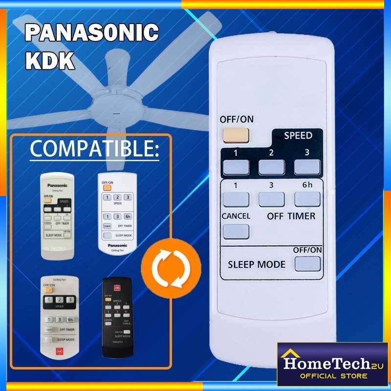 OEM PANASONIC KDK 3 SPEEDS CEILING FAN REMOTE CONTROL FOR F-M12D2 F ...