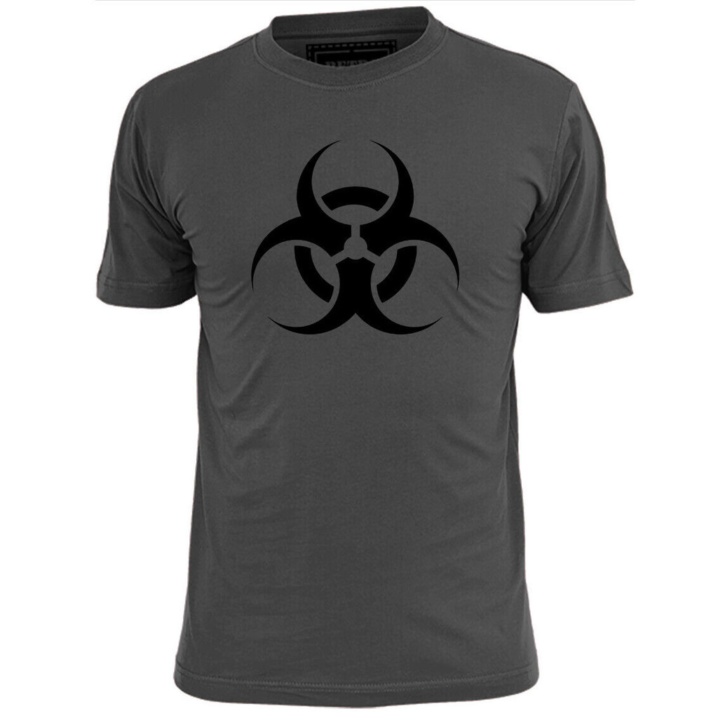 Mens Biohazard Symbol T Shirt Warning Danger | Shopee Malaysia
