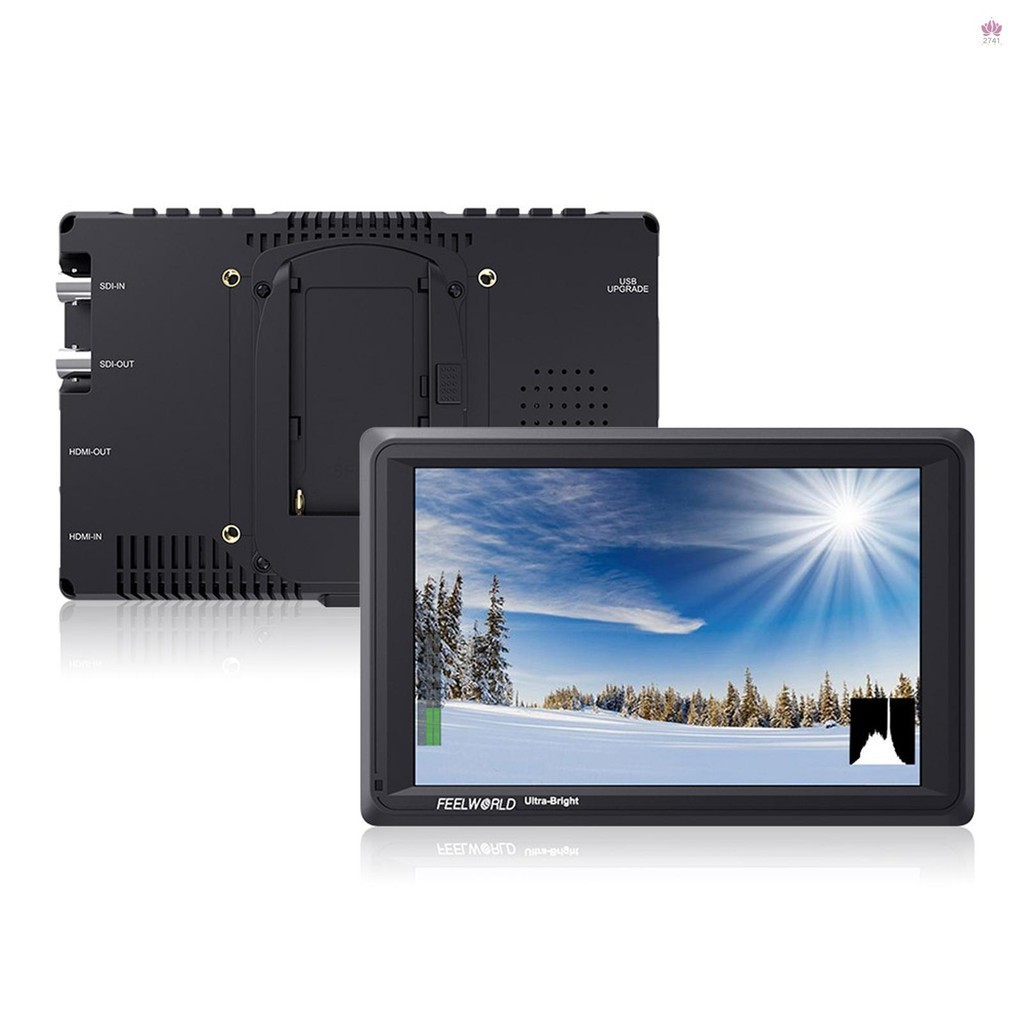 FEELWORLD FW279S 7 Inch 2200nit Ultra Bright Daylight Viewable Camera Field Monitor Thin Design ...