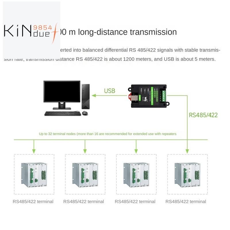 USB to RS485/422 Industrial Isolated Converter FT232/SP485 Chip ...