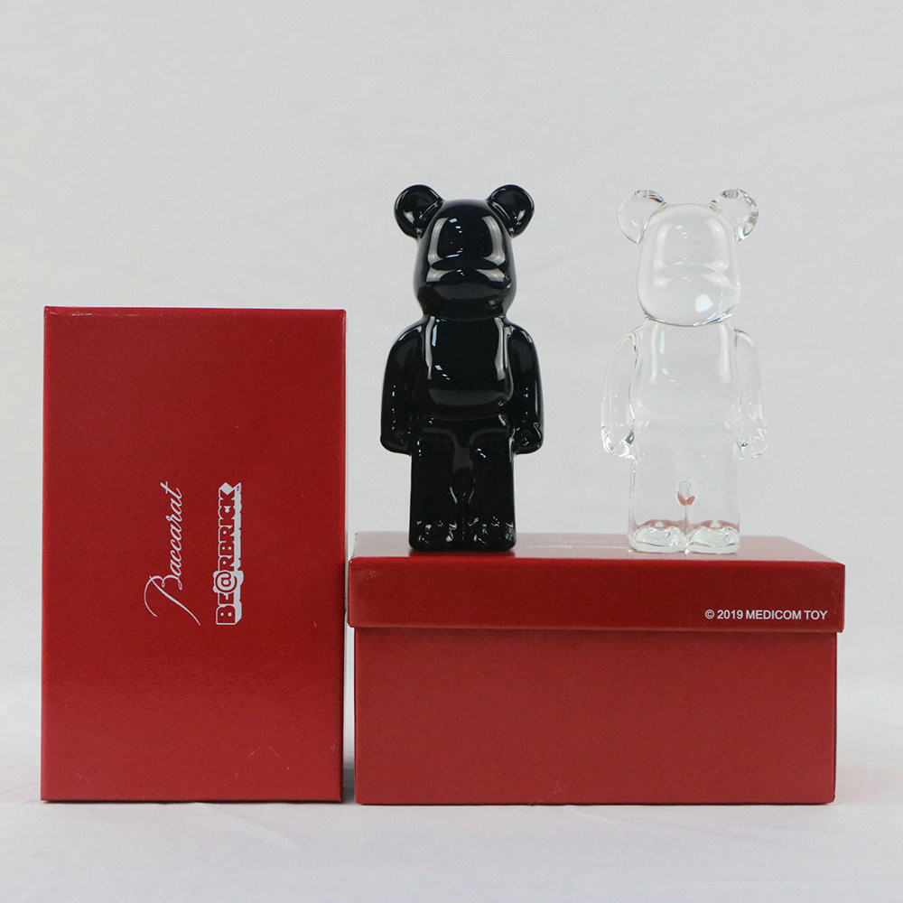 New Bearbrick X Baccara 200% 14cm Crystal Building Block Bear Color Box ...