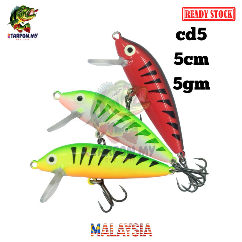 (🇲🇾) Countdown 5 cd5 5cm 5gm killer sebarau, peacock bass rapala look alike | Shopee Malaysia