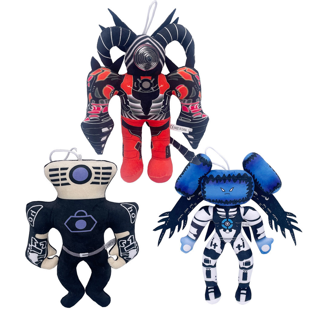 Skibidi Toilet Plush Toy Monitor Man Titan Cameraman TVman Speakerman ...