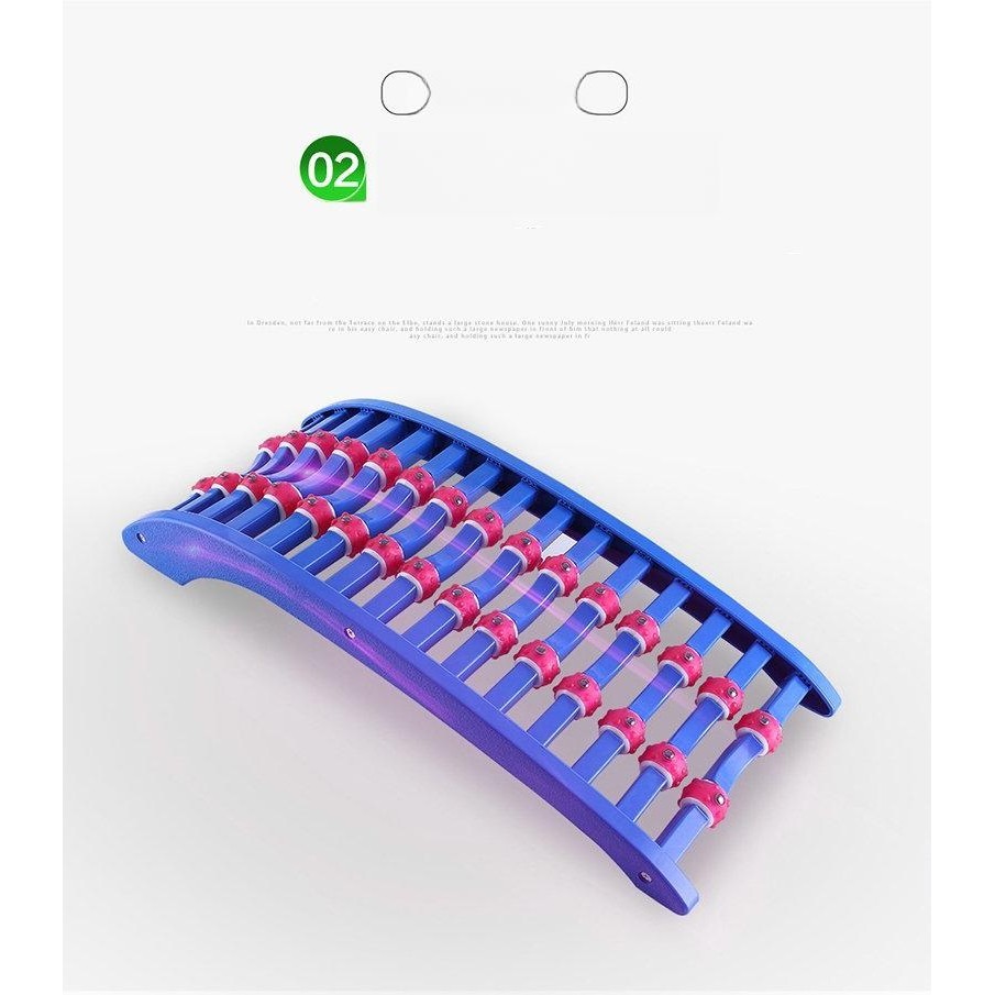 ergonomic spinal backrest frame with massage and bridge support for ...