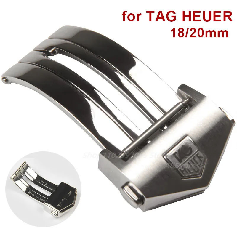 18mm 20mm Watch Buckle for TAG Heuer Calera Strap Stainless Steel ...