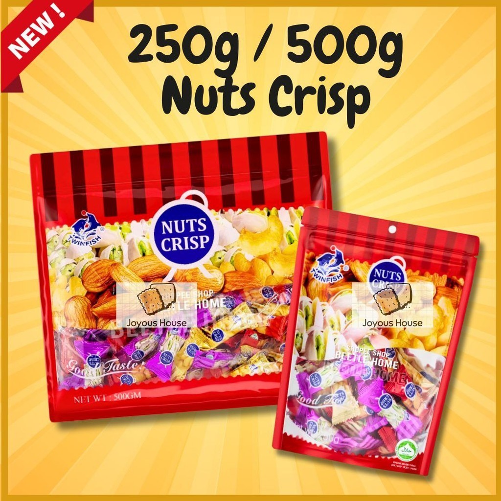 Nuts Crisp 500g / Kacang Tumbuk 500g / Peanut Candy / Nut Crisp | Shopee Malaysia