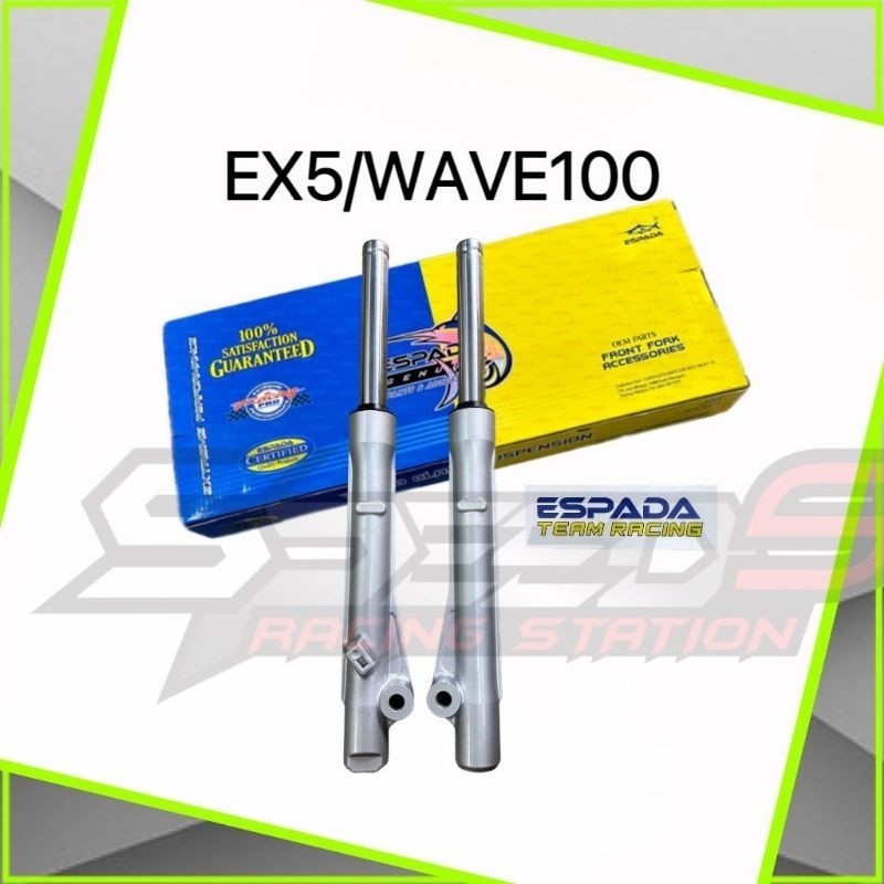 (standard) 100% original fork standard espada ex5 dream wave100 fork depan set | Shopee Malaysia