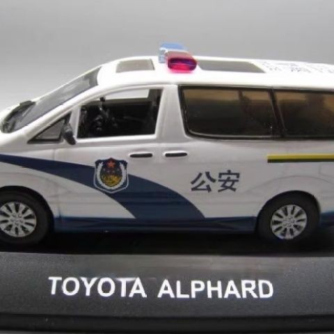 J-collection 1/43 TOYOTA TOYOTA ALPHARD Elfa Public Security Police Car ...