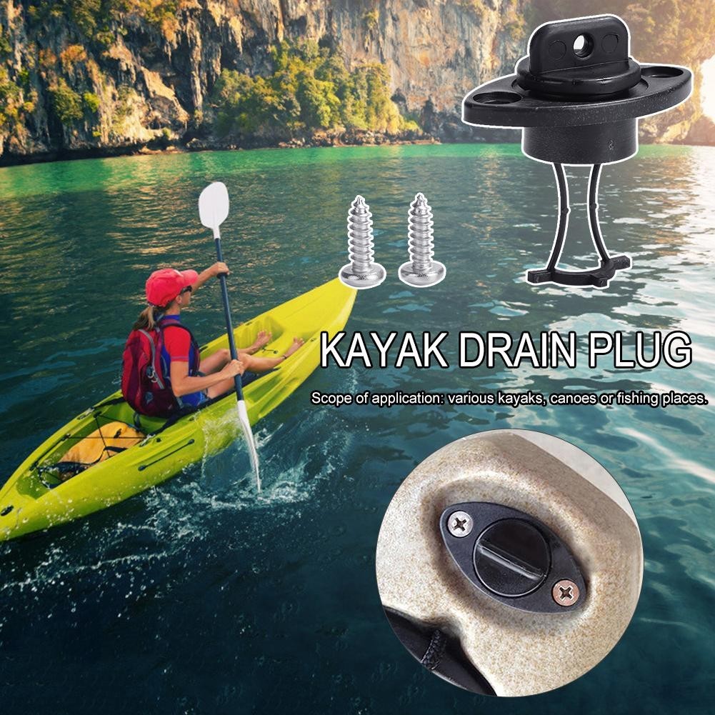 Canoes Drain Plug Kit with Screw Marine Yacht Raft Boat Hardware Part ...