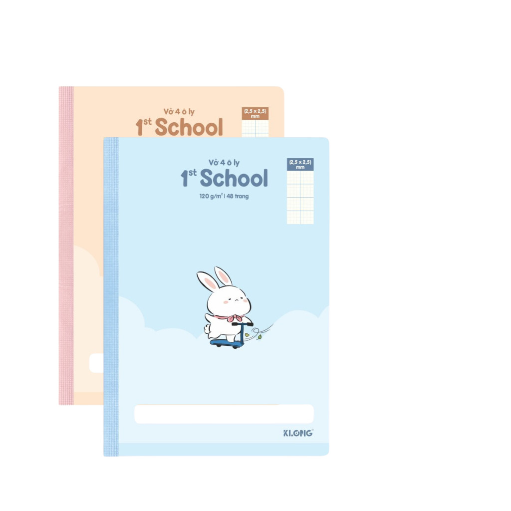 4-panel notebook 48 pages 120/76 MS 074 Klong B5 sewn and glued at the ...