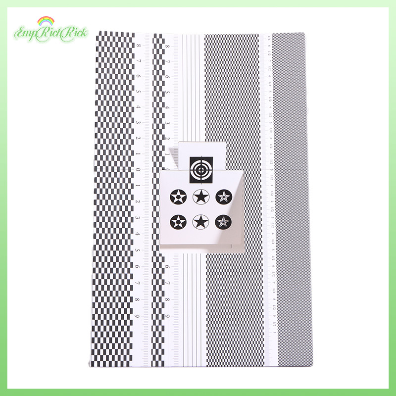 ERHK> 2 PCS Folding Card Lens Focus Tool Calibration Alignment AF Micro ...